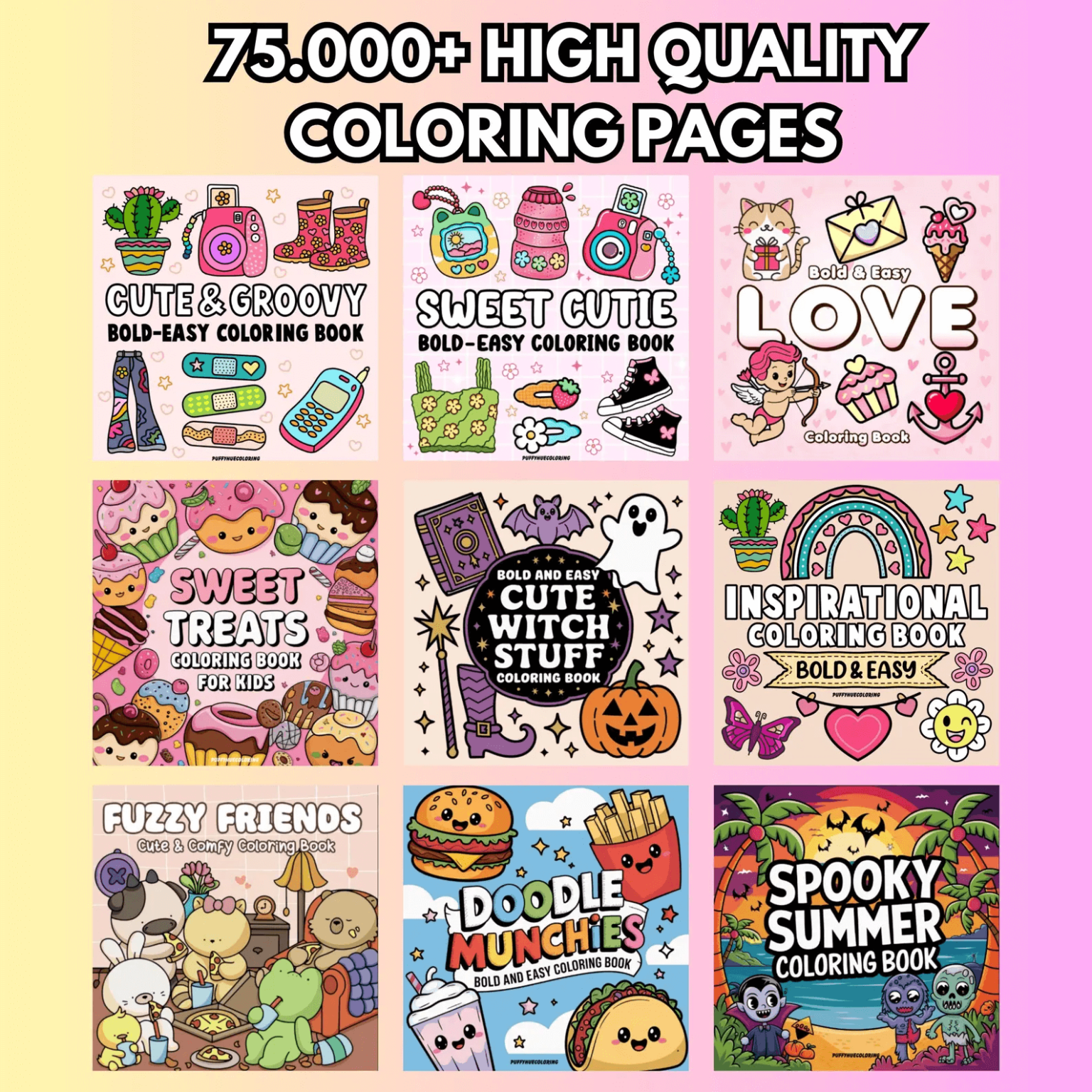 Ultimate Coloring Pages Bundle – SVG Chef