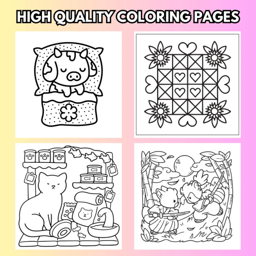 Ultimate Coloring Pages Bundle – SVG Chef
